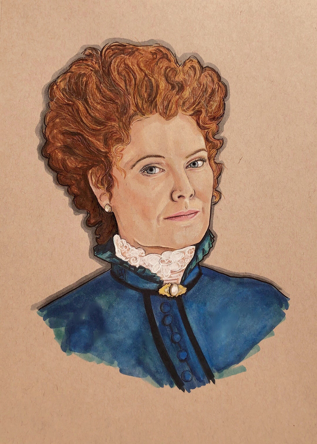 Ghosts Hetty Original Marker Drawing - Etsy