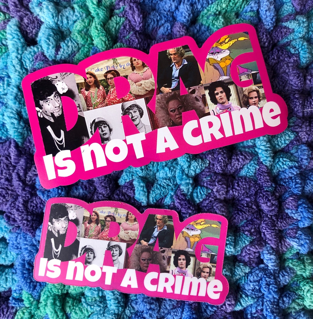 DRAG is Not a Crime Decal or Magent - Etsy