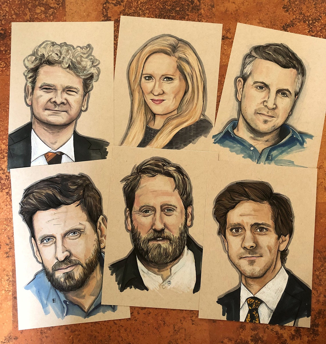 6 Idiots Horrible Histories Ghosts original drawings | Etsy