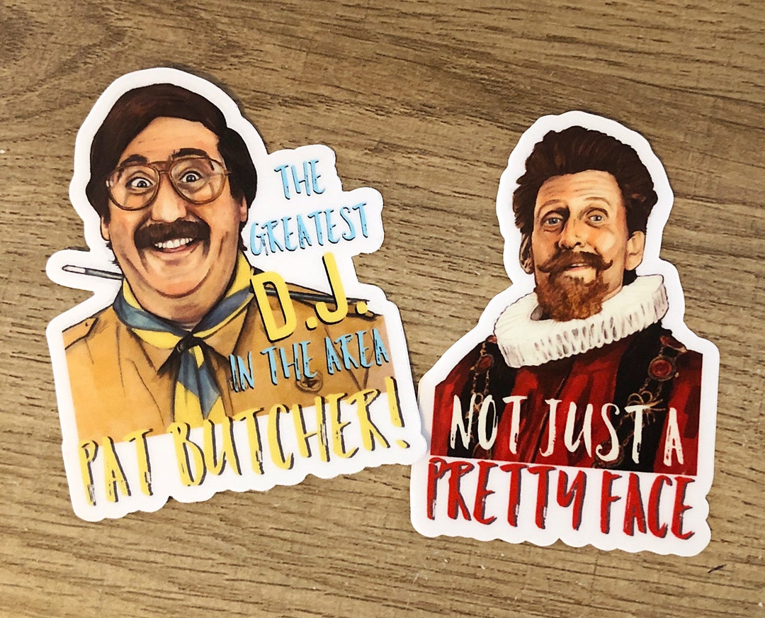 BBC Ghosts Quote Decals Pat and Humphrey - Etsy