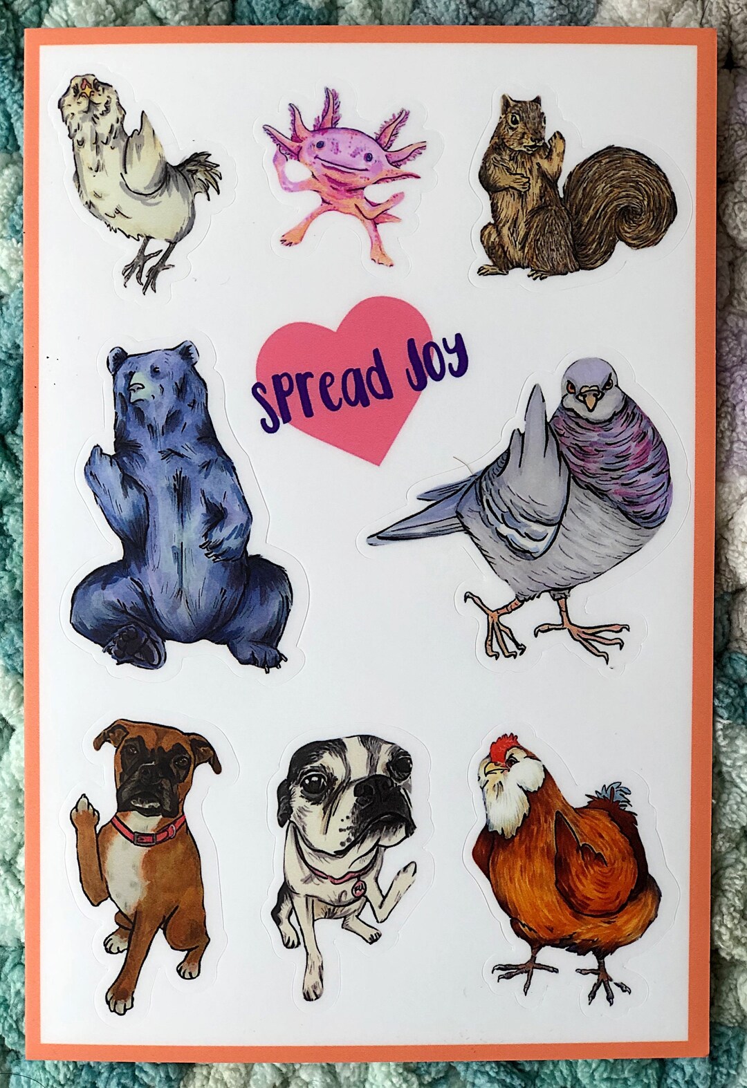 Snarky Flipping Bird Decal Sheet - Etsy