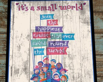 Small World Poster | Etsy UK
