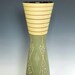 Retro 16 Tall MARZI & REMY Green and Yellow Vase 1031/42, West German Pottery Fat Lava Vase ...