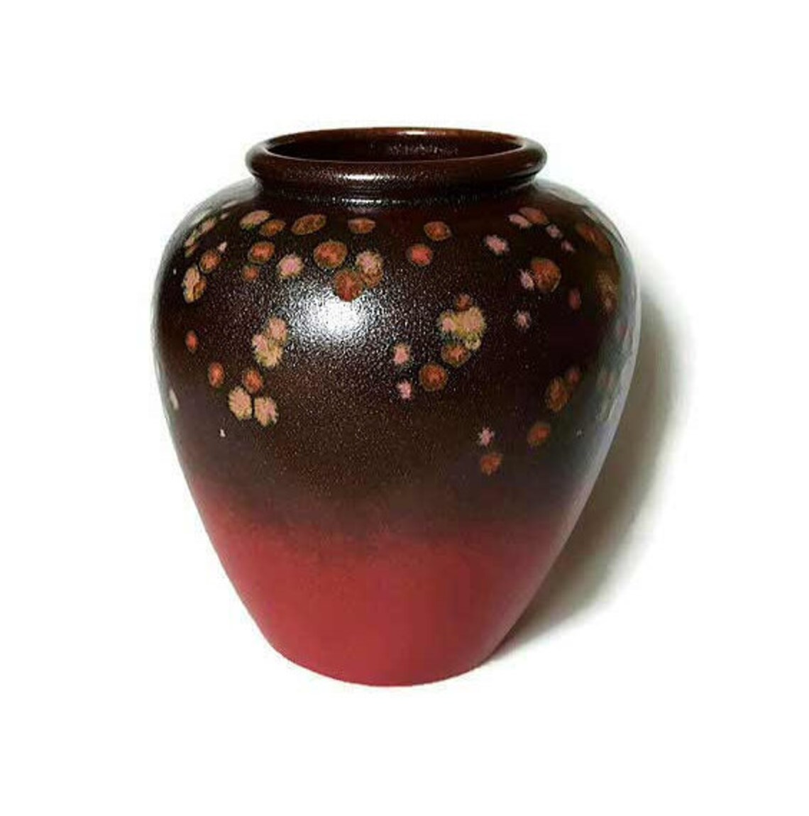 Scheurich Keramik West German Pottery Pink Glitter Vase, Mid Century ...