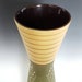 Retro 16" Tall MARZI & REMY Green and Yellow Vase 1031/42, West German Pottery Fat Lava Vase ...