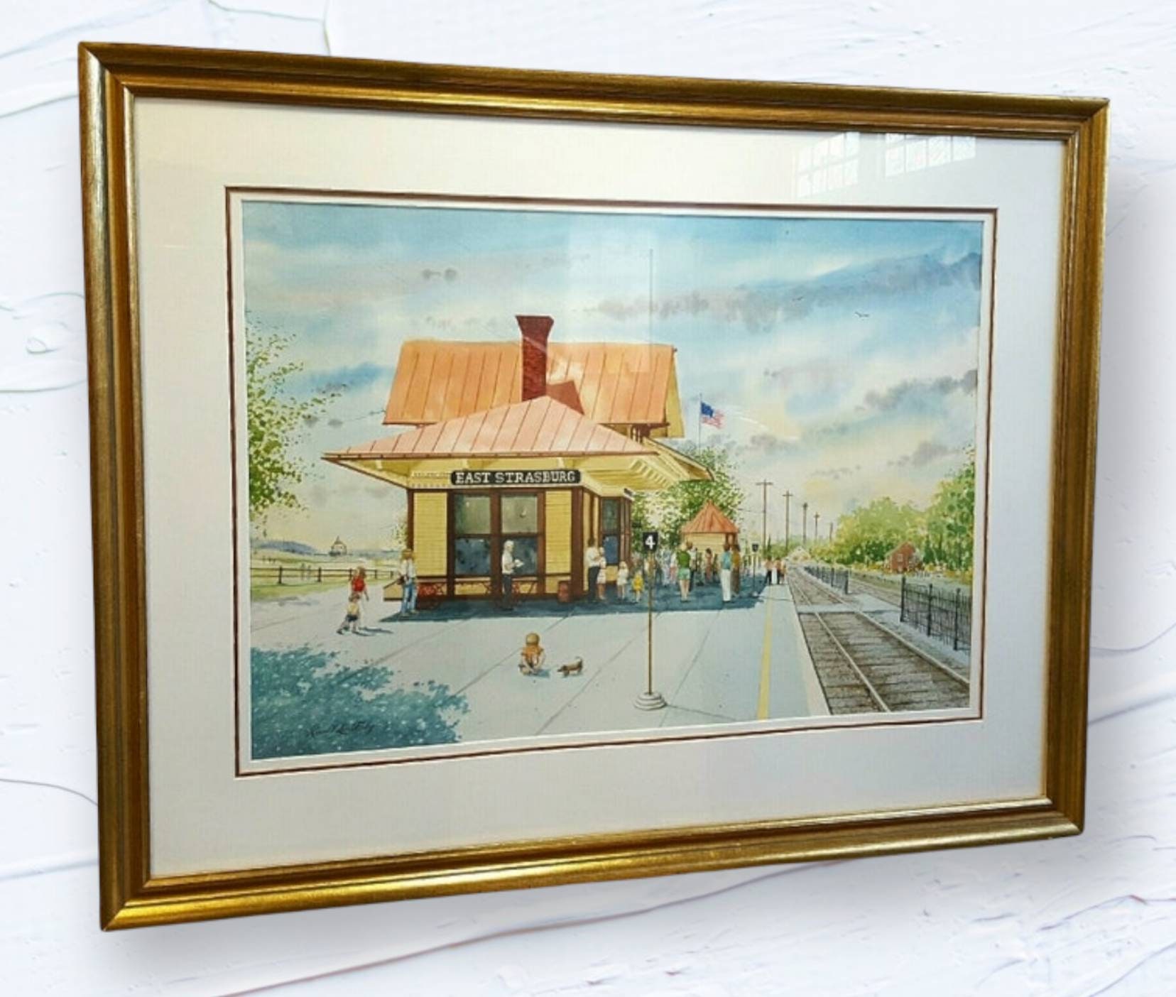 Russell Lee Finley east Strasburg Railroad Station - Etsy