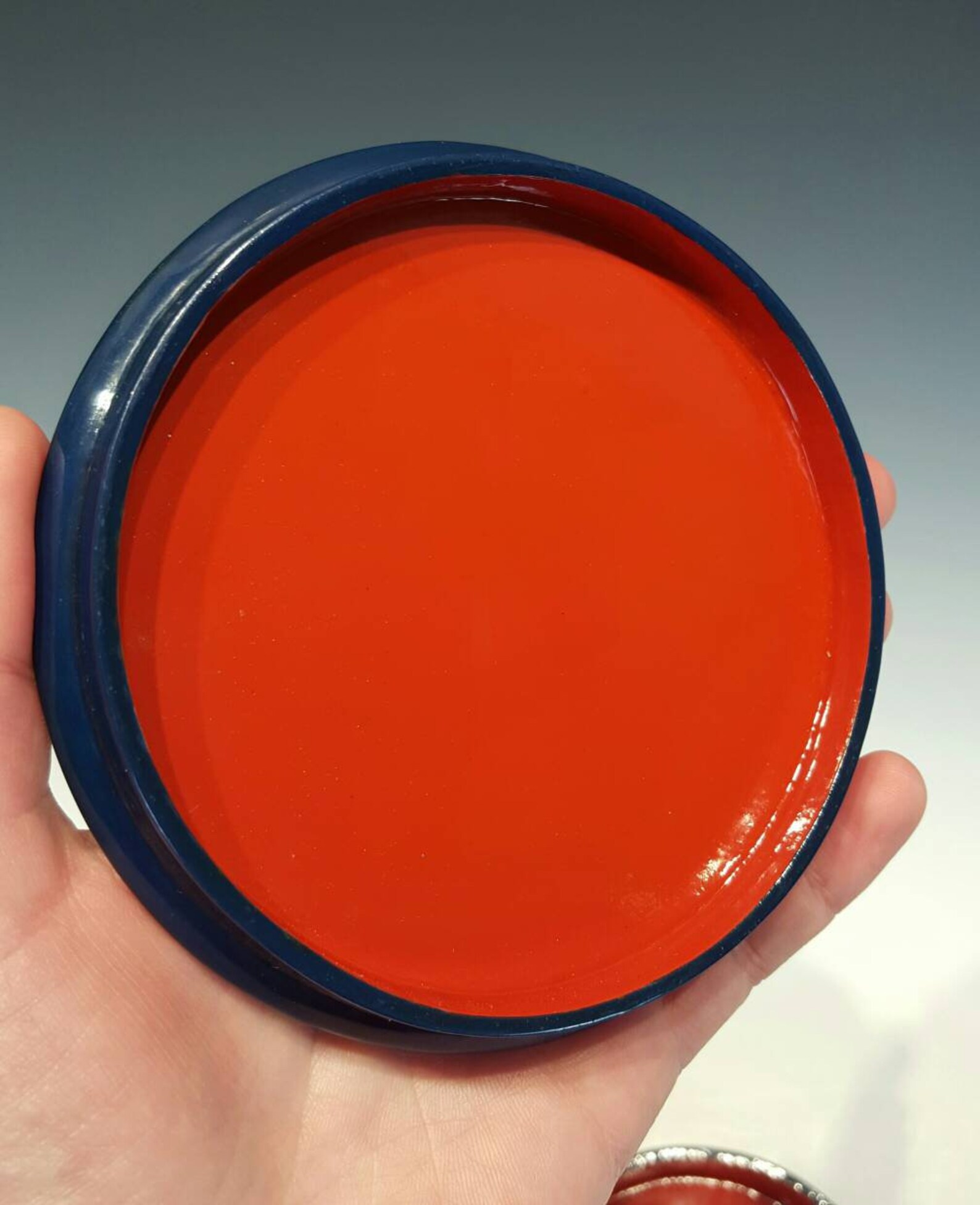 Russian Lacquer Box Hand Painted Trinket Box W. Angel Scene - Etsy