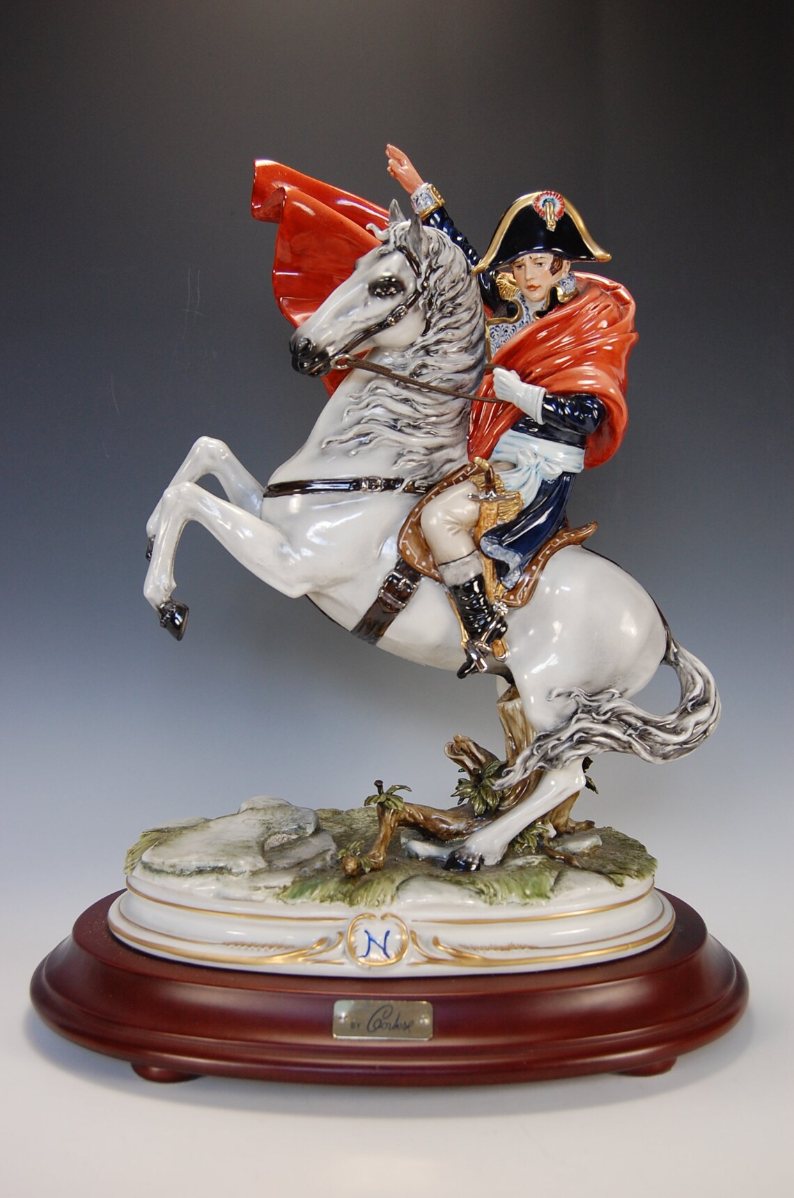 Magnificent Large Italian Capodimonte by Cortese Equestrian - Etsy