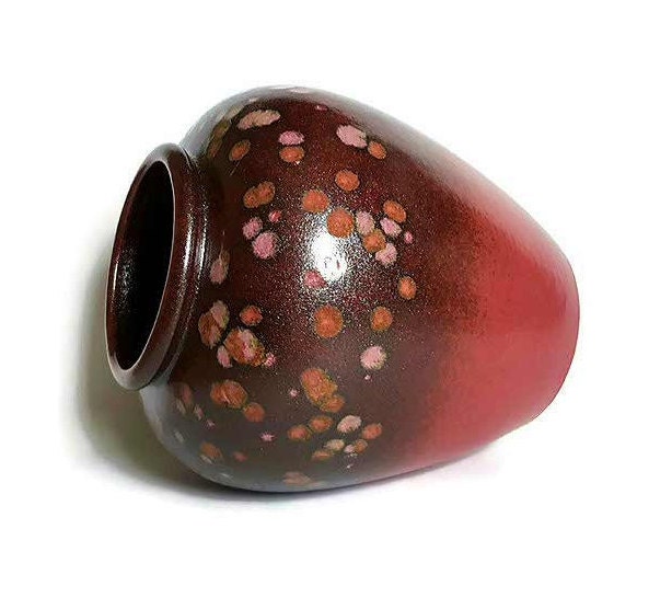 Scheurich Keramik West German Pottery Pink Glitter Vase, Mid Century ...