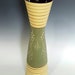 Retro 16 Tall MARZI & REMY Green and Yellow Vase 1031/42, West German Pottery Fat Lava Vase ...