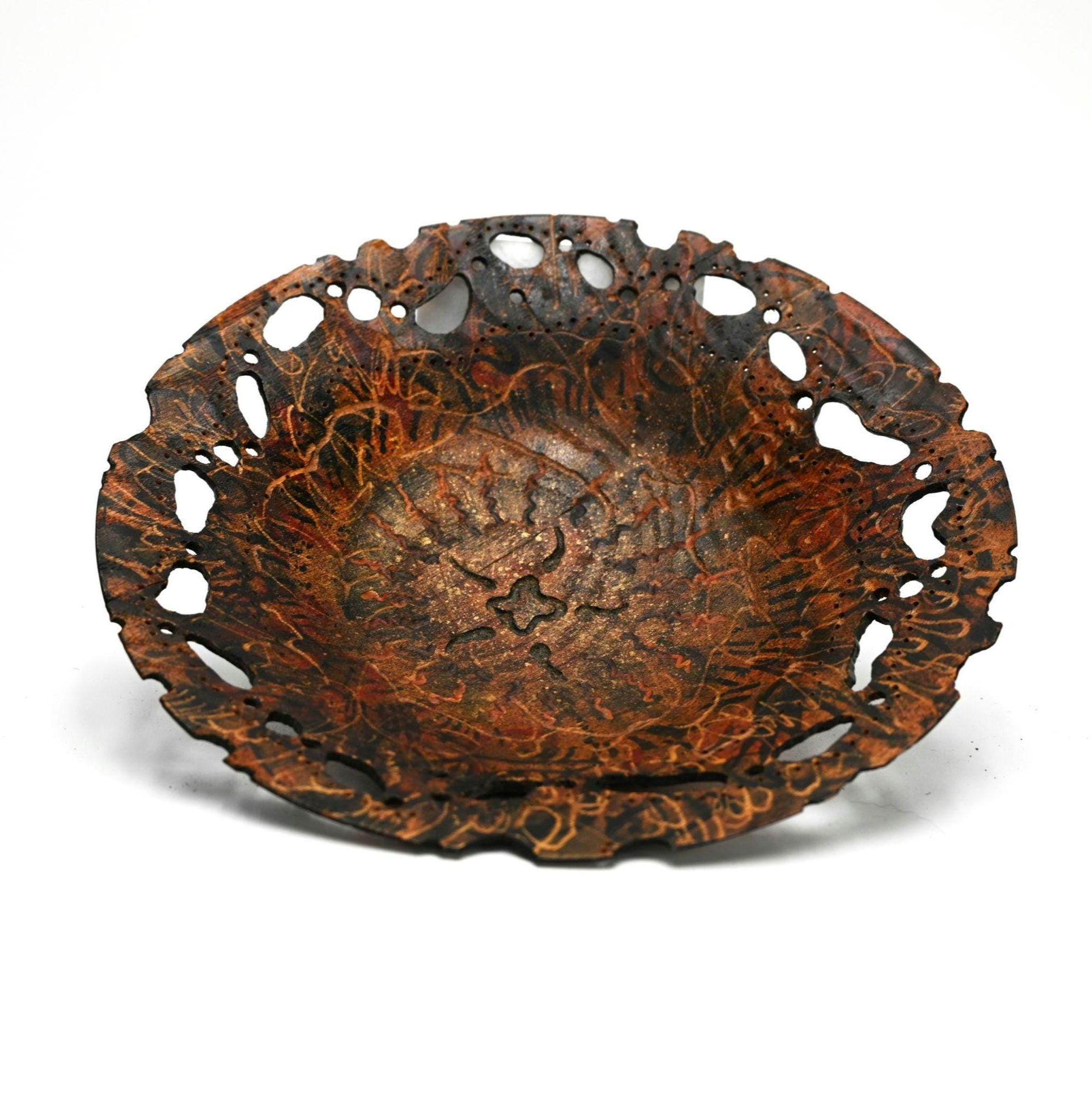 Sensational Hand Carved Wood Bowl - Etsy