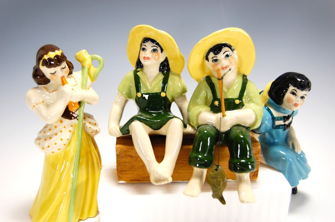 Grouping of 4 Ceramic Art Studio (madison, Wisconsin) Figurines - Etsy