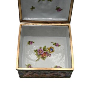 Capodimonte Enameled Porcelain Box - Etsy