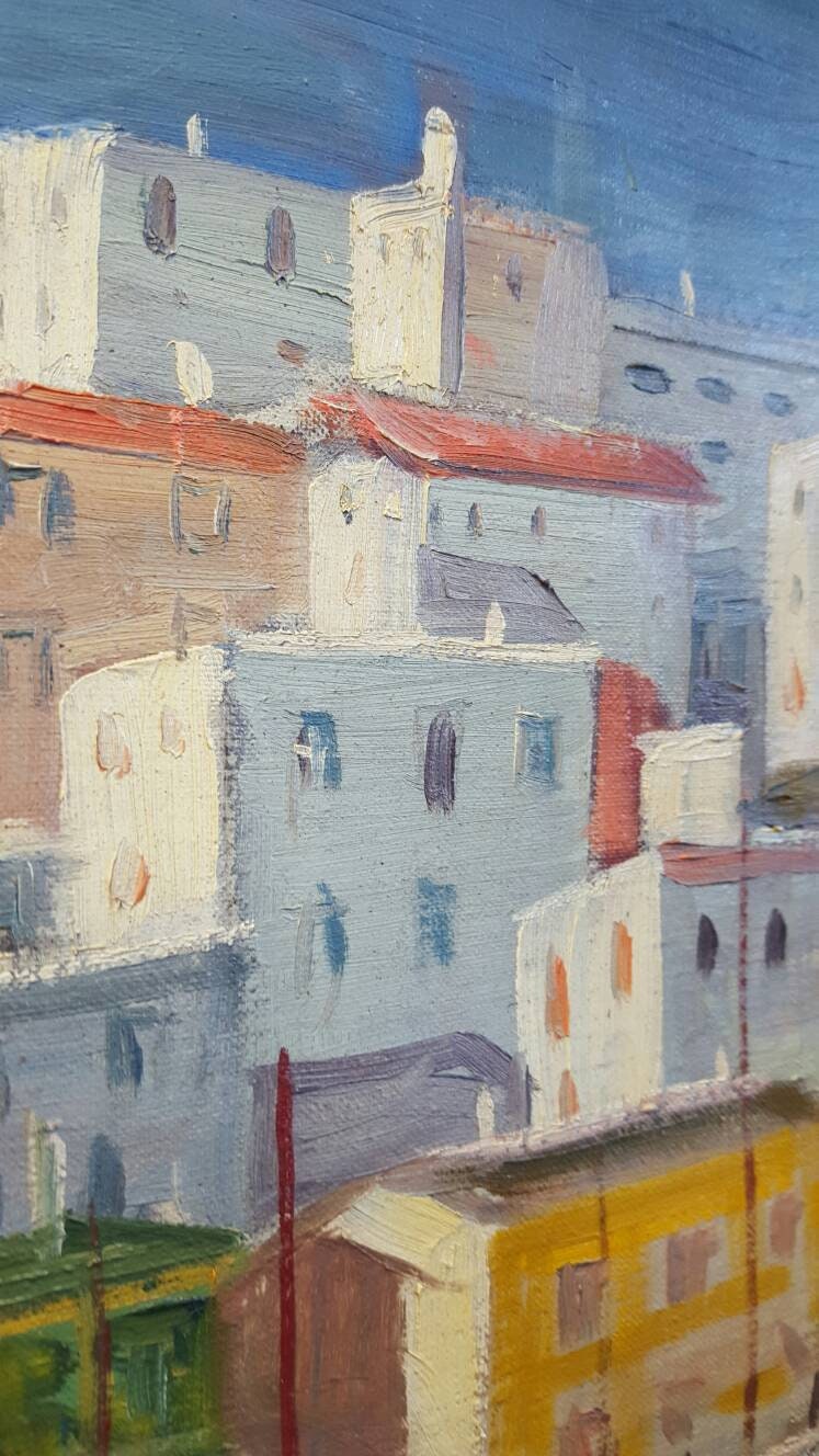 Russ Webster american 1904-1984 PORTUGAL Oil on Canvas - Etsy