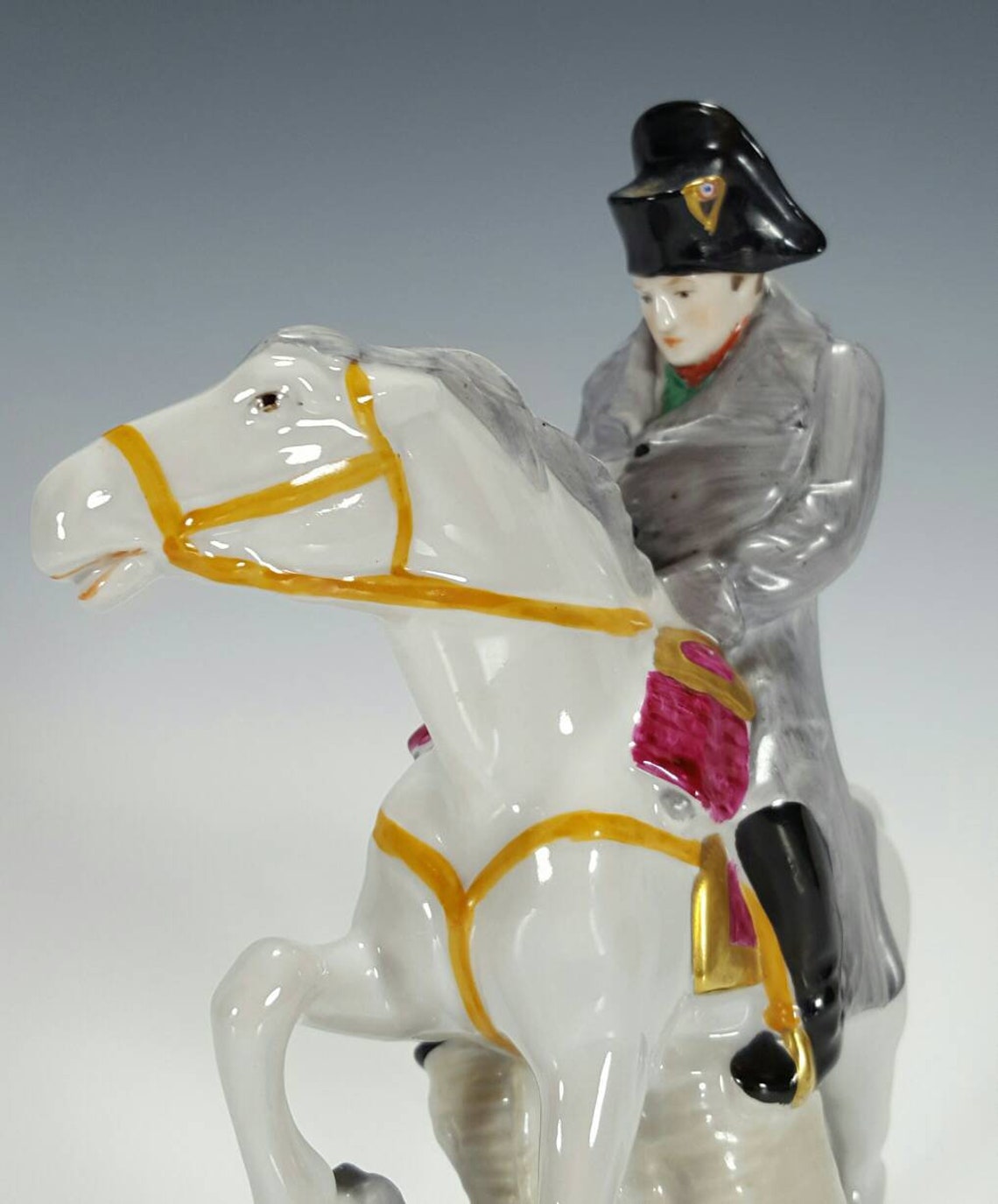 Scheibe Alsbach Germany Porcelain Figurine NAPOLEON on Horse, Soldier ...