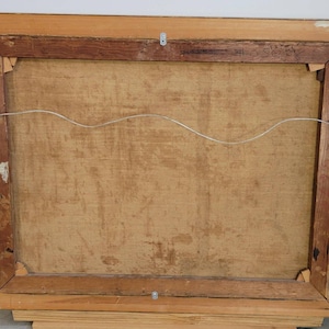 WILLIAM S. BUCKLIN Moonlit Forest Landscape Oil Painting, Vintage ...