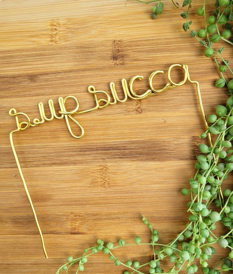 Houseplants Sign Custom Garden Sign Metal Gardener Decor | Etsy