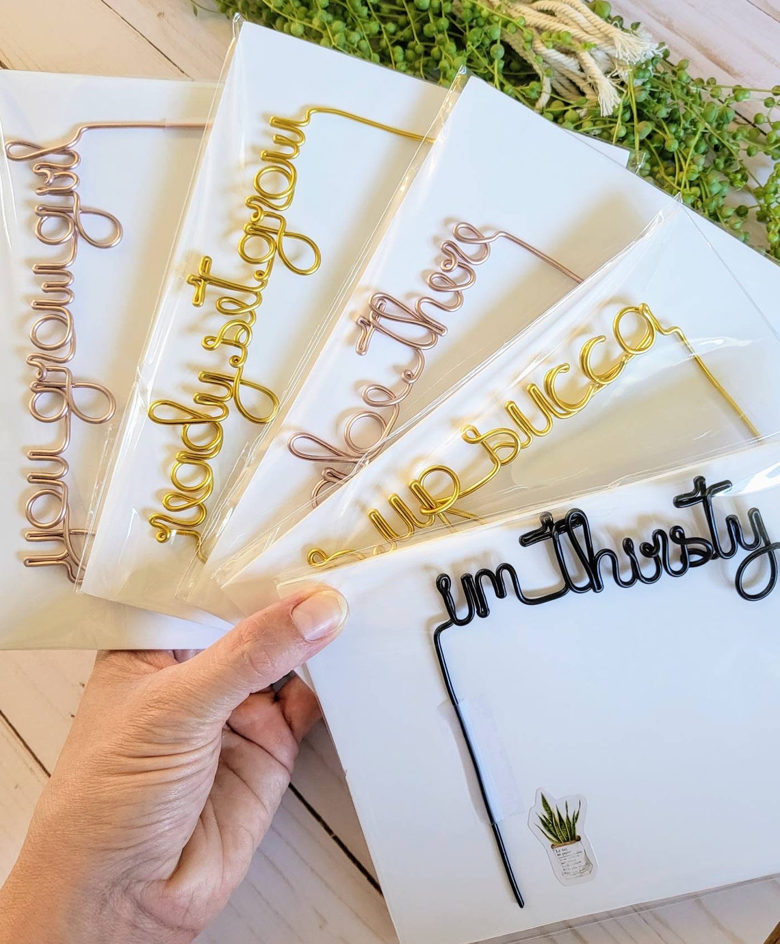 Houseplants Sign Custom Garden Sign Metal Gardener Decor | Etsy