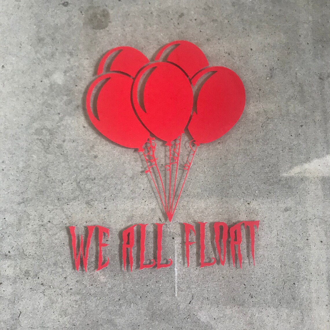 We All Float Vinyl Car Window Decal | Etsy