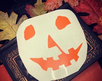 Horror Pattern Quarter Window Decal – Custom Vinyl Car Sticker for ...