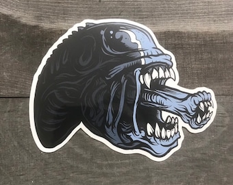 Xenomorph Vinyl Sticker Xenomorph Alien Xenomorph Decal - Etsy