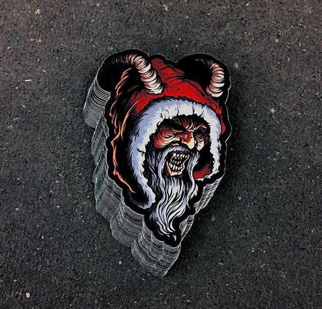 Krampus 3" Sticker Decal - Etsy