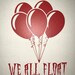 We All Float - Vinyl Car Window Decal - Etsy