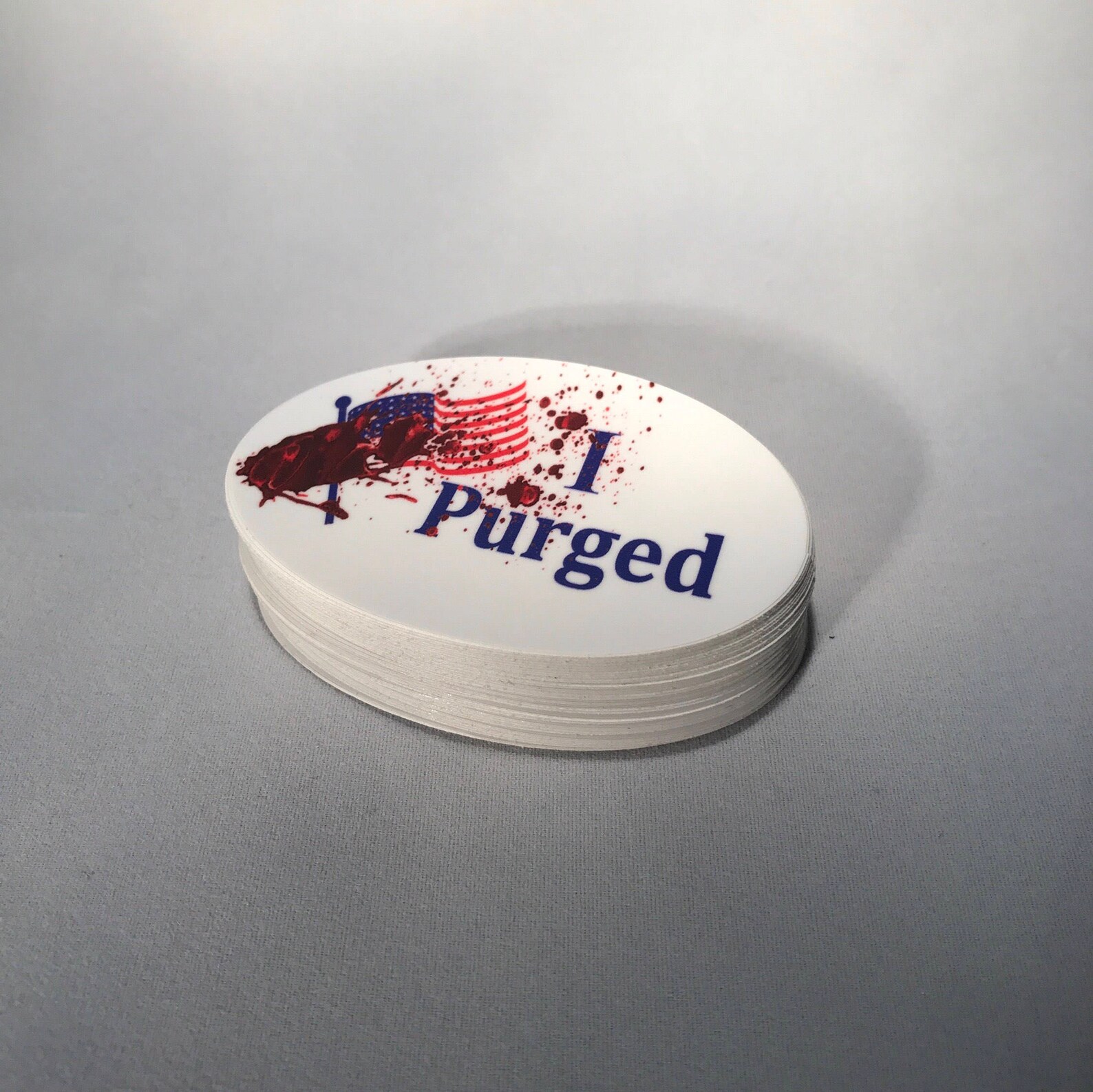 I Purged Horror Sticker Decal - Etsy