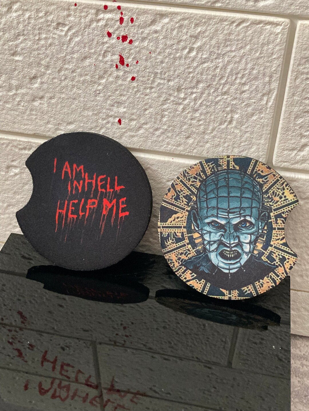 Hellraiser Car Coaster Pack - Etsy