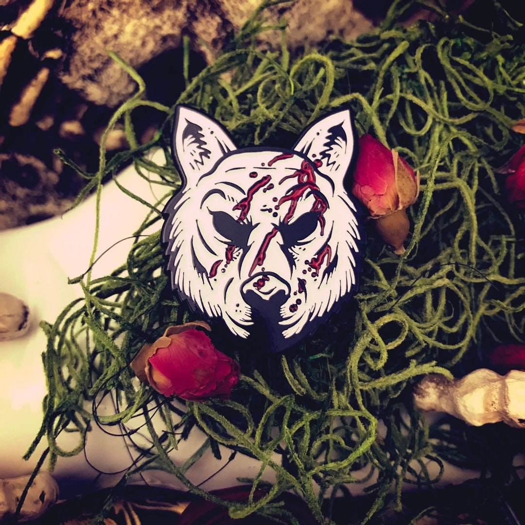 You're Next Bloody Fox Mask Pin 1.5 - Etsy