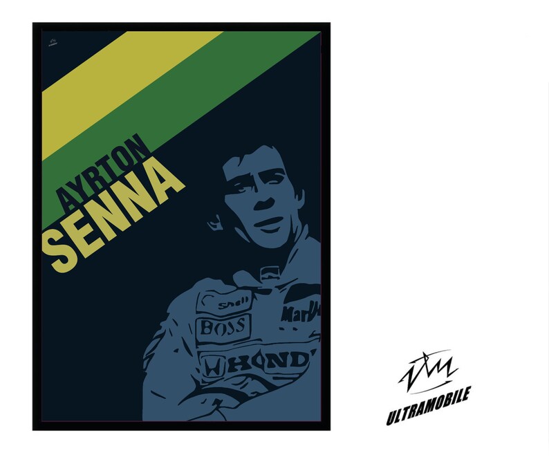 Ayrton Senna - Etsy