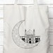 Mosque and Moon Tote Bag, Eid Bag, Ramadan Bag, Prayer Matt Bag, Custom ...
