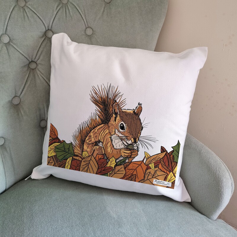 Squirrel Pillow - Etsy