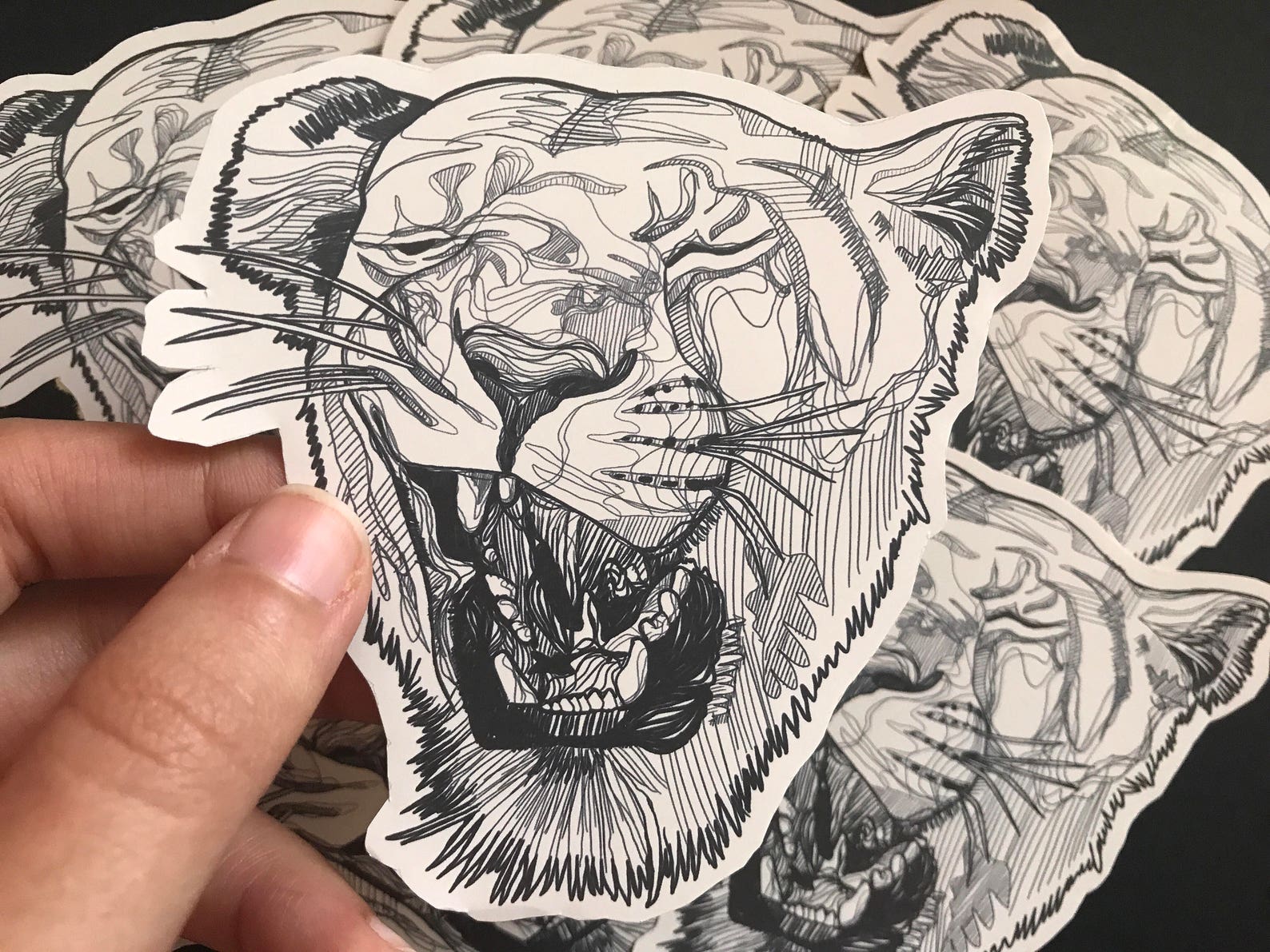 Lioness Sticker Laptop Decal Wall Art Sticker Collection - Etsy UK