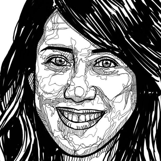 Digital Art Commission // Custom Black Line Drawing Portraits ...