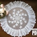 Crochet Doily Patterns Ruffle Edge Doily Instant Download - Etsy