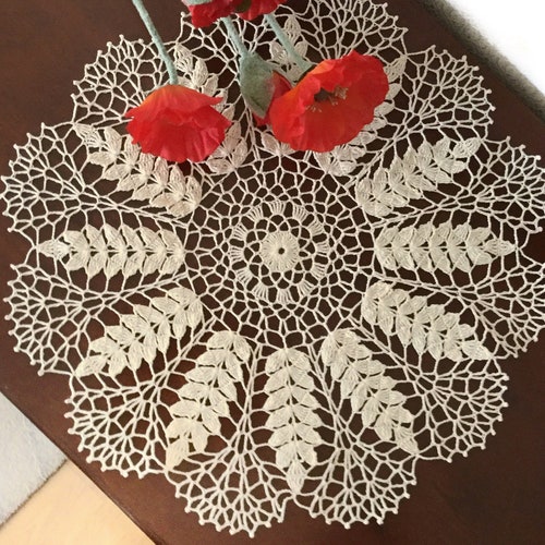 Ripe Wheat Doily PDF Pattern Download Row by Row - Etsy