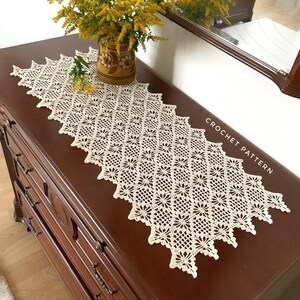 Ripples Table Runner CROCHET PATTERN - Etsy Canada