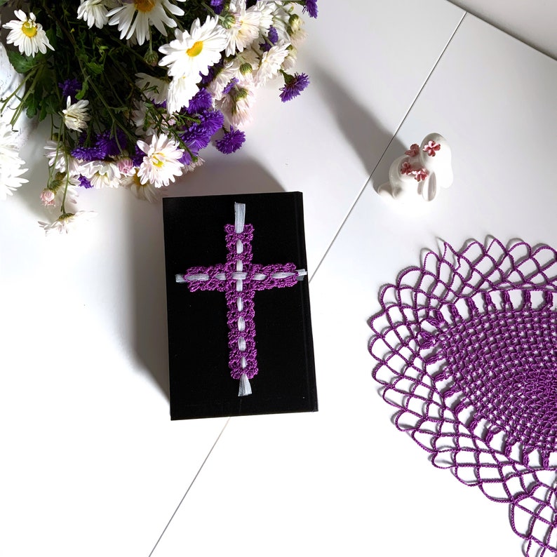 Crochet Pattern for Cross Bookmark Bible Bookmark Patterns - Etsy