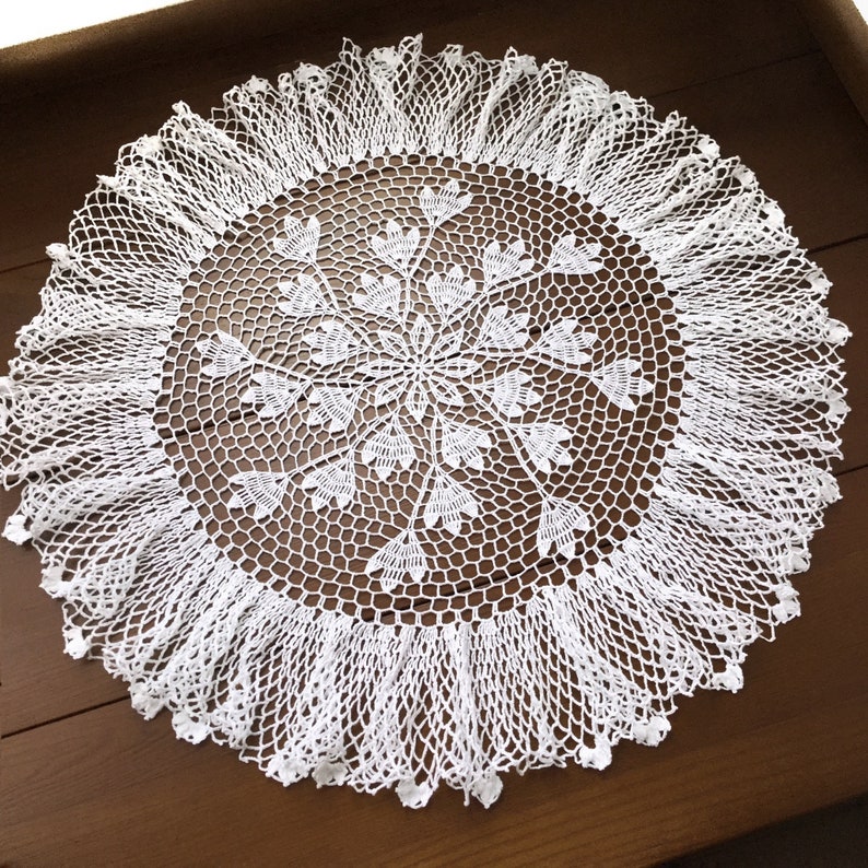 Crochet Doily Patterns Ruffle Edge Doily Instant Download - Etsy