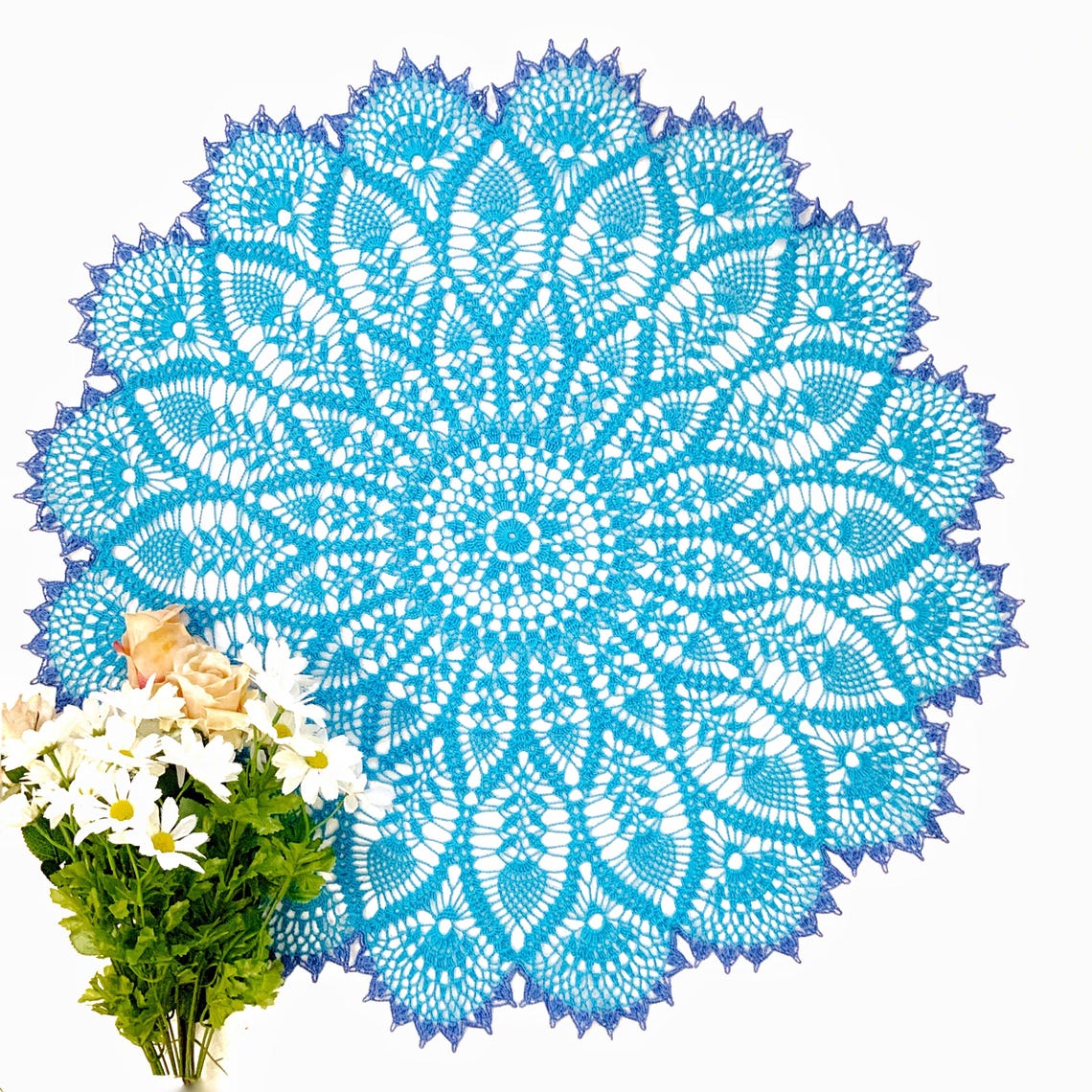 Crochet Easter Doily Pattern - Crochet Pattern Table Doily - Crochet ...