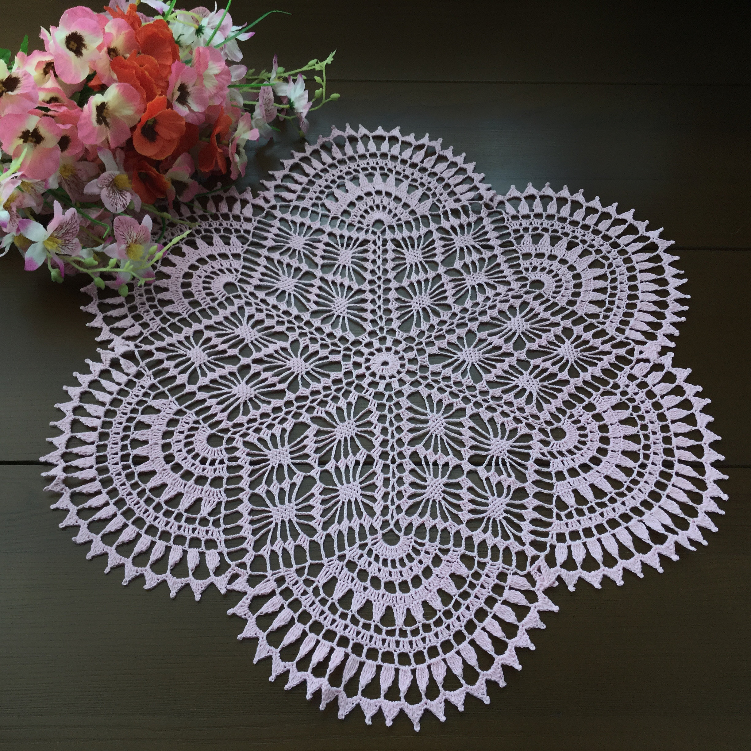 Doily crochet pattern vintage doily pattern crocheted design | Etsy