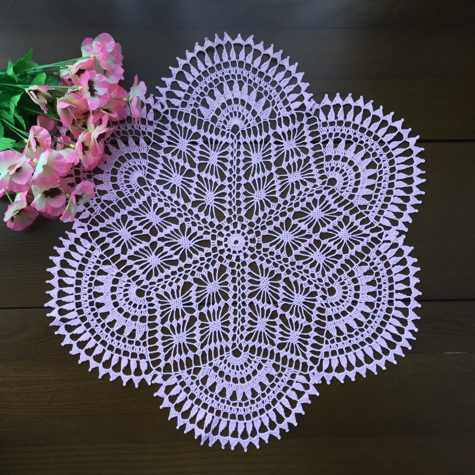 Doily crochet pattern vintage doily pattern crocheted design | Etsy