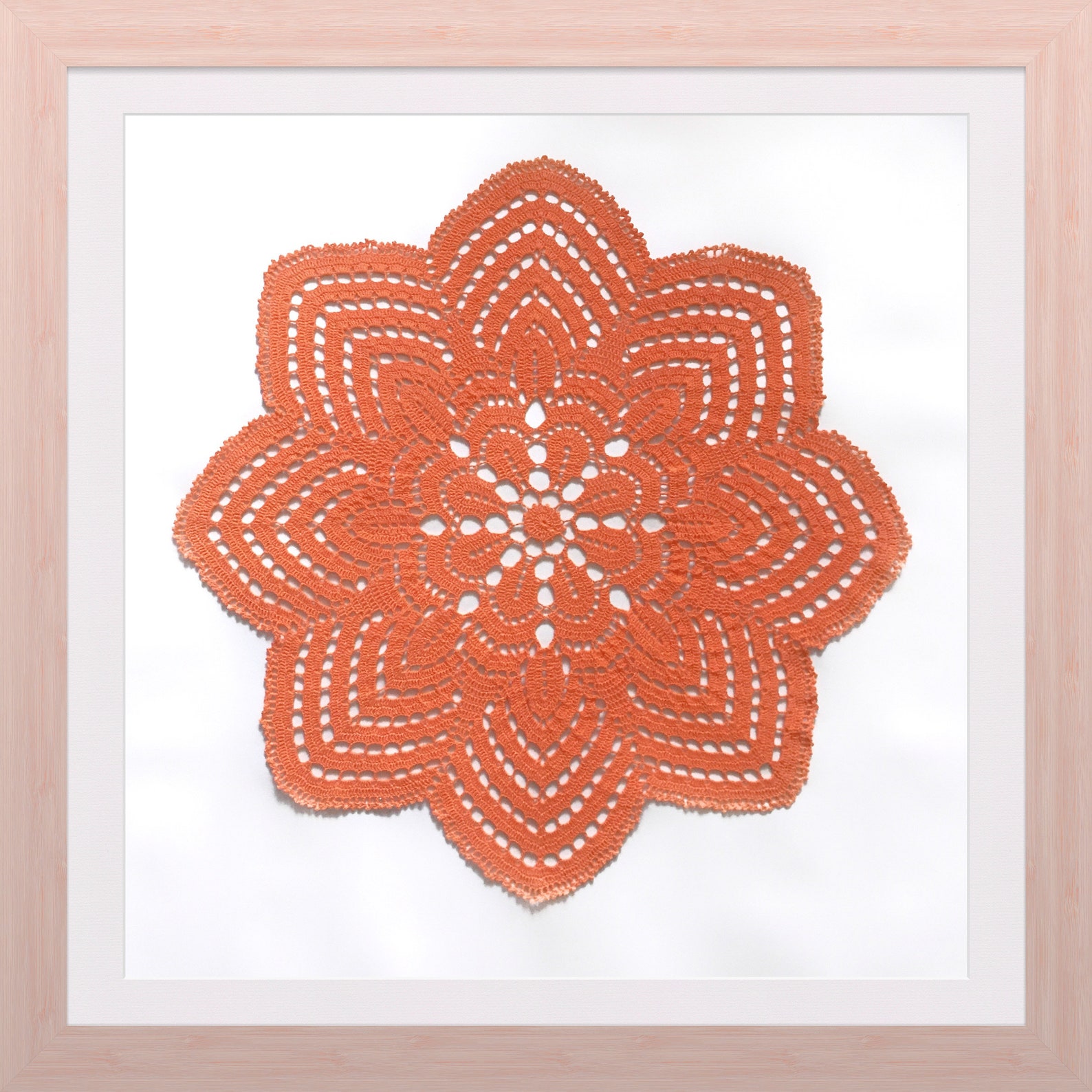 Doilies Crochet Pattern, Round Lace Doily, Tutorial Crocheting ...