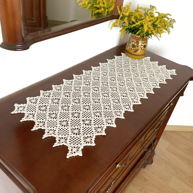 Pattern Pdf for Crochet Table Runners Doily Crochet Pattern - Etsy