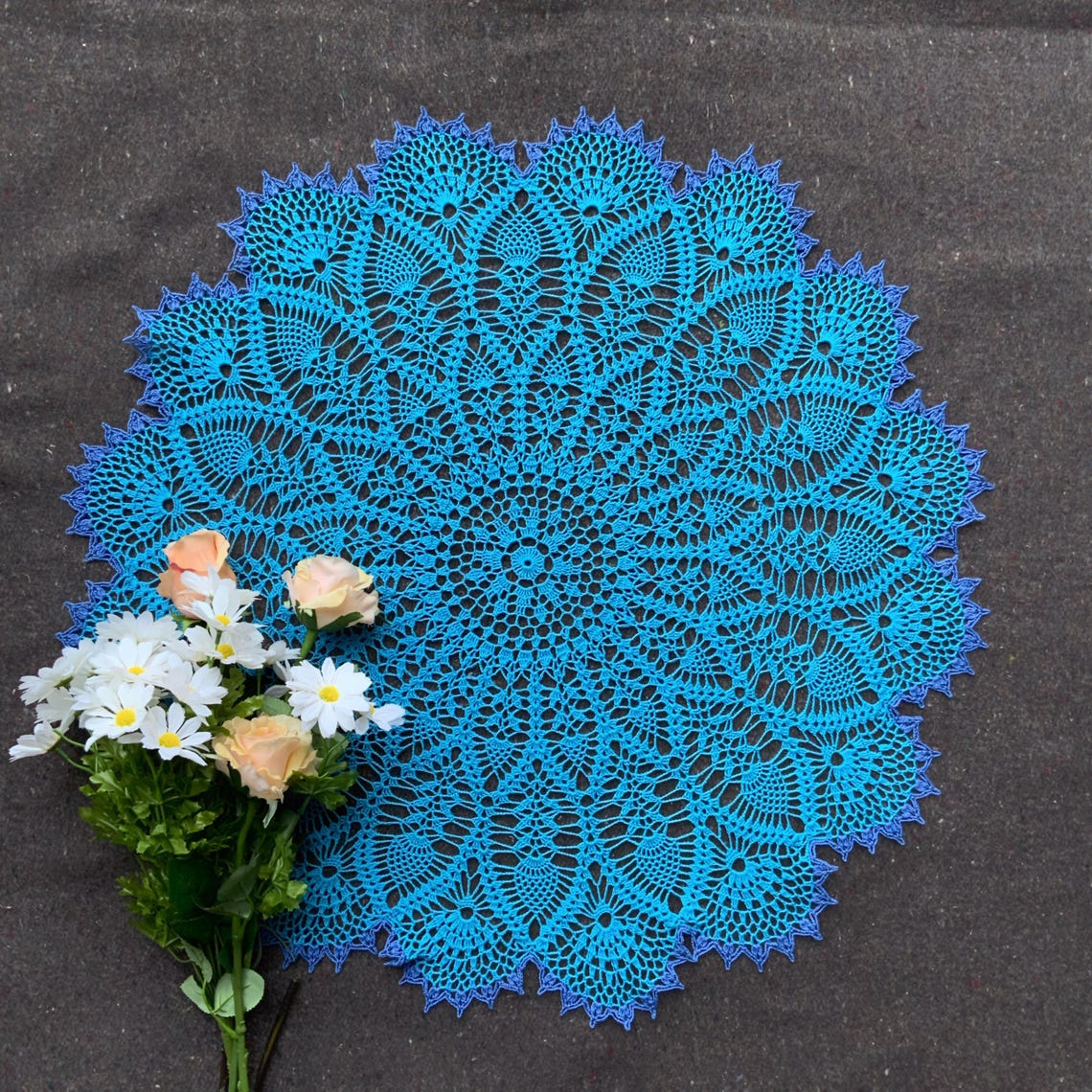 Crochet Easter Doily Pattern - Crochet Pattern Table Doily - Crochet ...