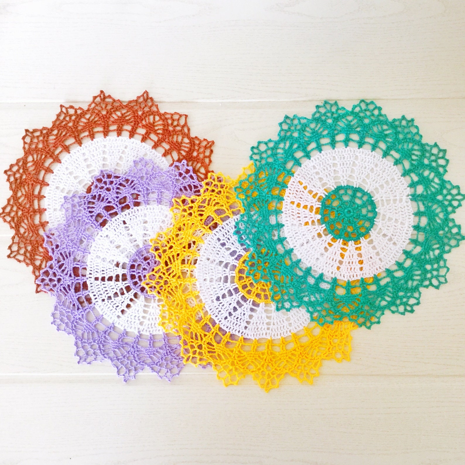 Crochet Pattern Round Doily "the Gift Doily", PDF Instant Download ...