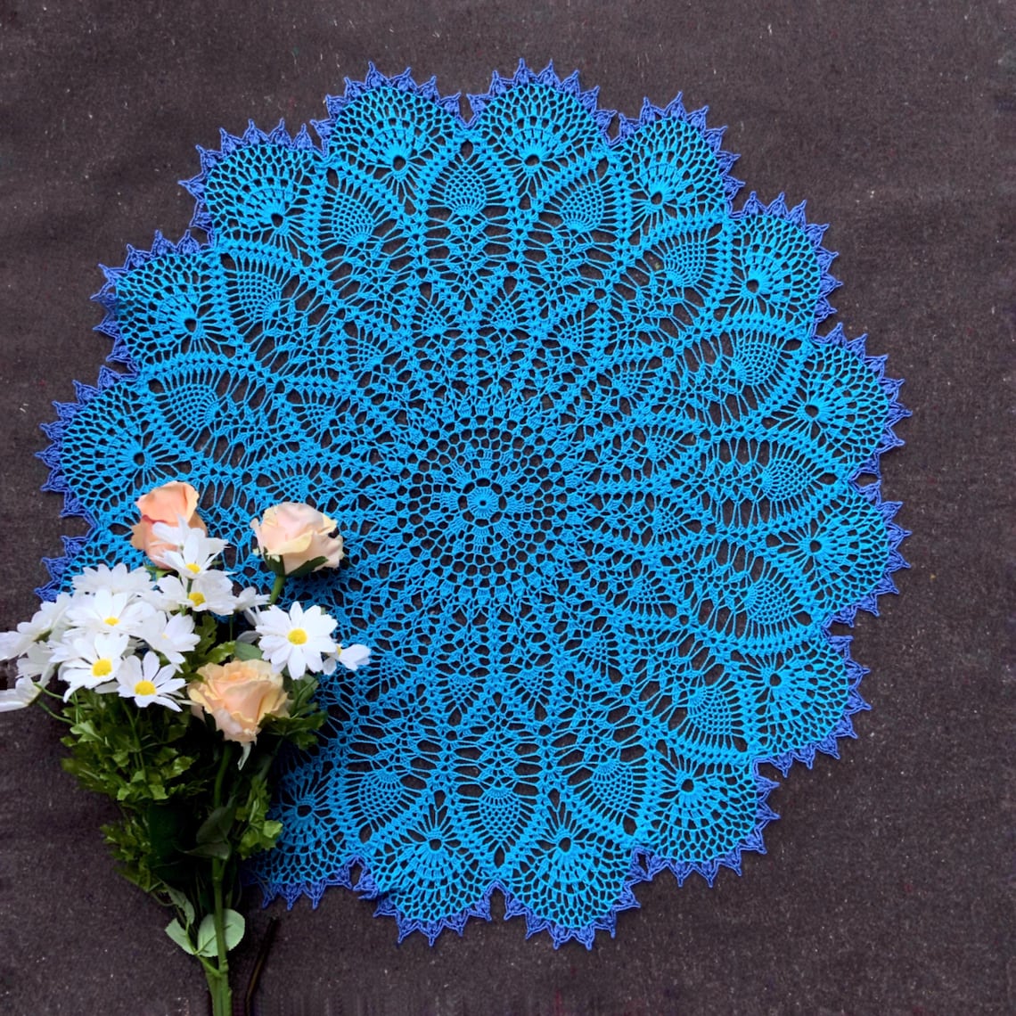Crochet Easter Doily Pattern - Crochet Pattern Table Doily - Crochet ...
