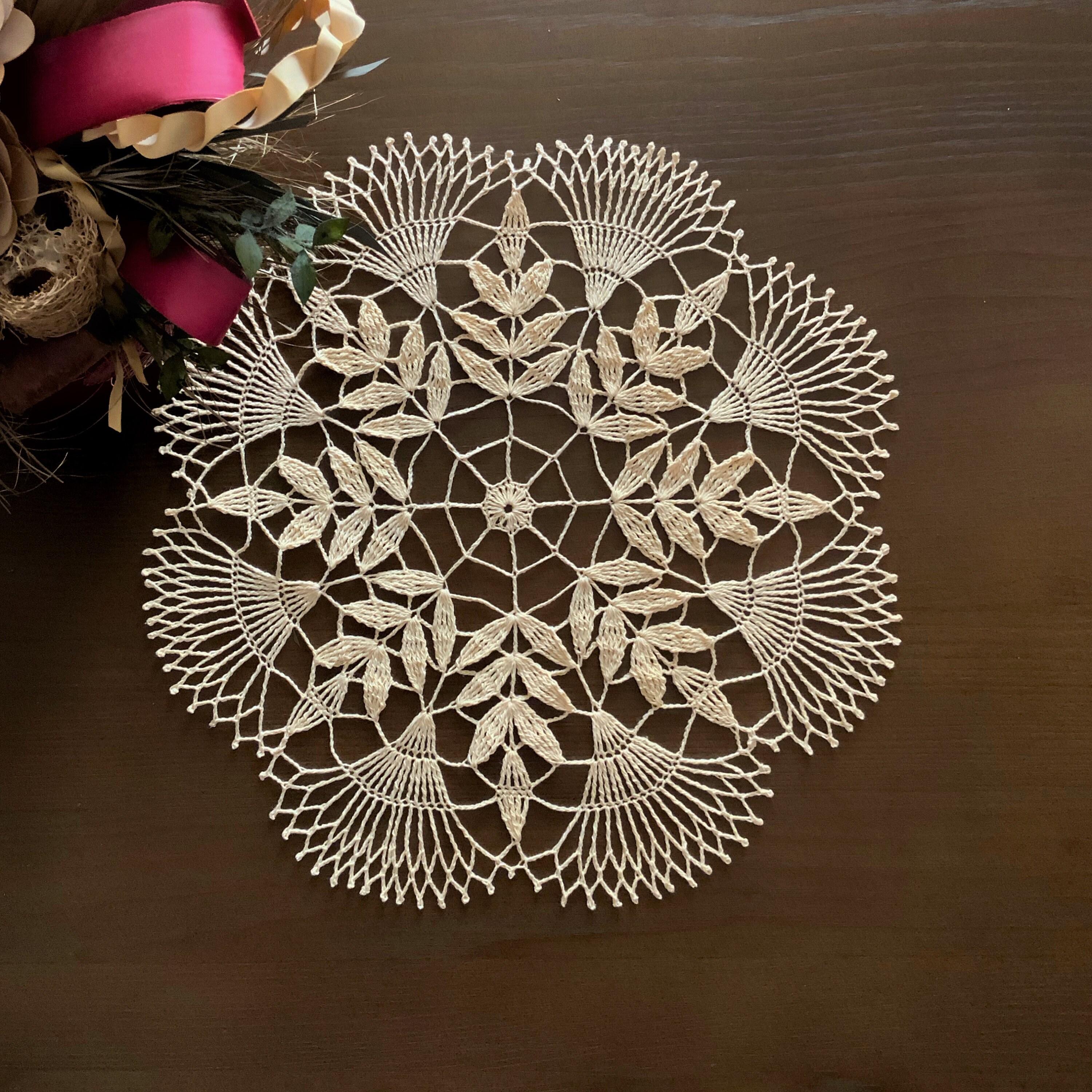 Pattern for Crochet Doily Fern Crochet Patterns Cross Stitch | Etsy