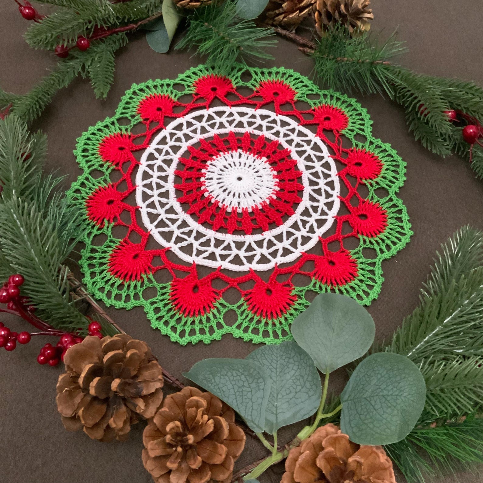 Crochet Doily Holiday Patterns - Crochet Snowflake Doily Pattern ...